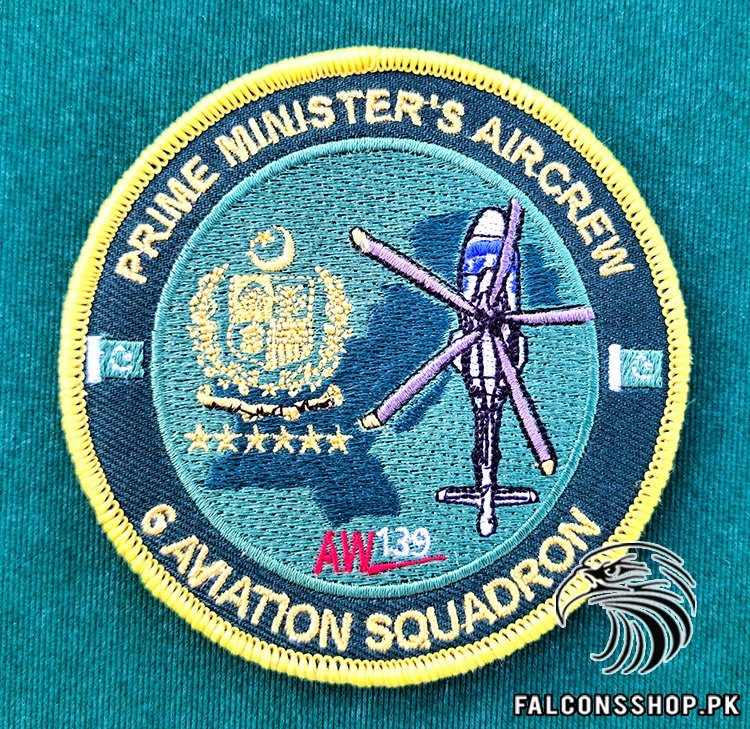 6 Aviation Squadron Prime Minister's Air Crew Patch - Falcons Shop