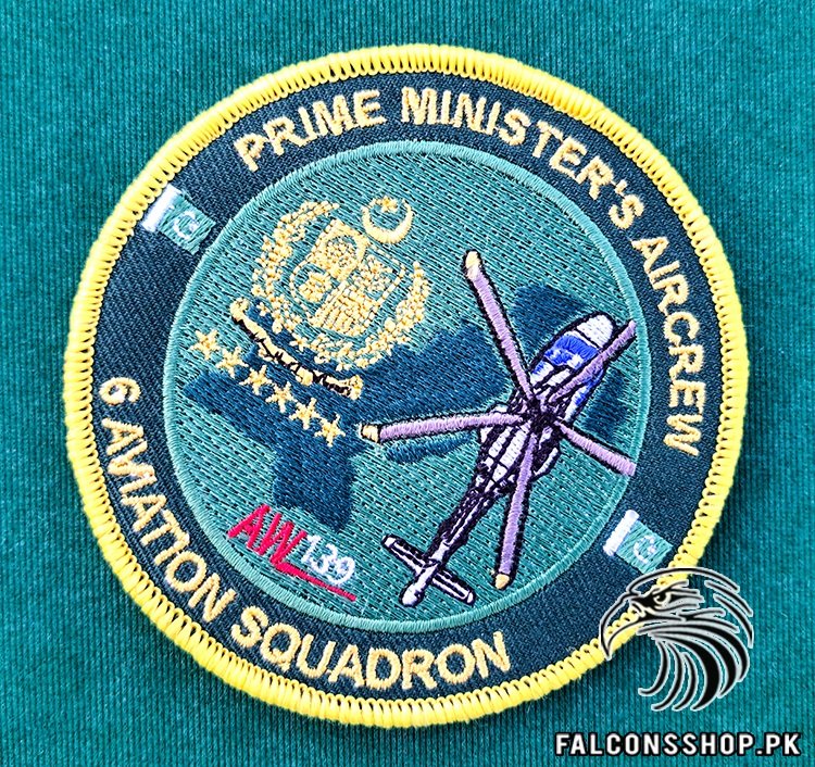 6 Aviation Squadron Prime Minister's Air Crew Patch - Falcons Shop