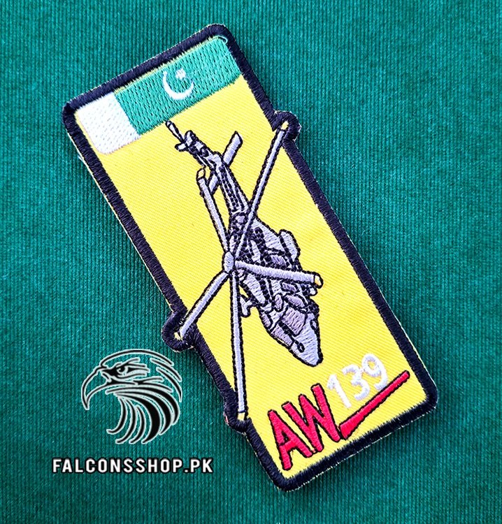 AW139 Helicopter Pakistan Patch - Falcons Shop