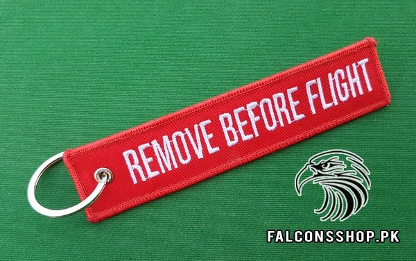Bombardier Remove Before Flight Keychain - Falcons Shop