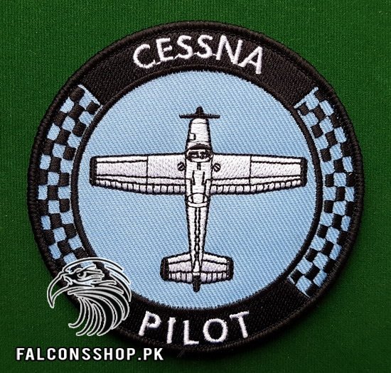Cessna Pilot Patch (Blue) - Falcons Shop