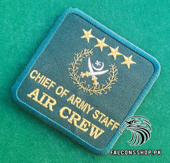 Chief of Army Staff Air Crew Patch (Green) - Falcons Shop