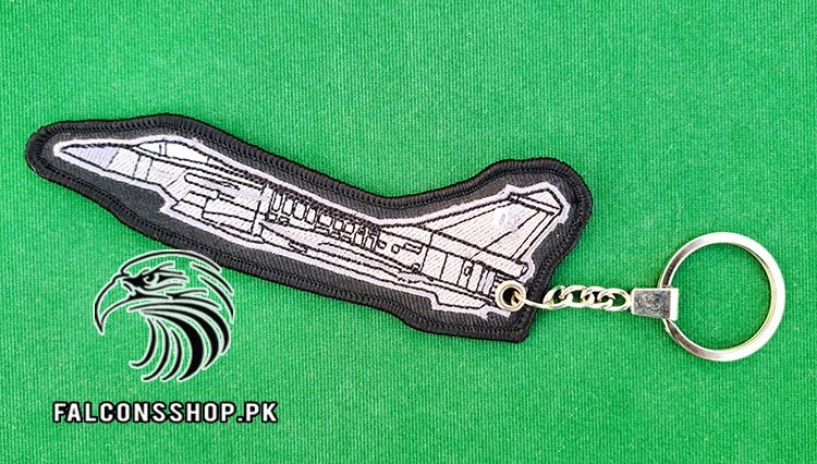 J-10C Aircraft Embroidery Keychain - Falcons Shop