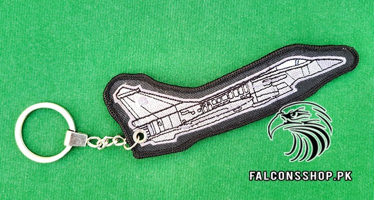 J-10C Aircraft Embroidery Keychain - Falcons Shop