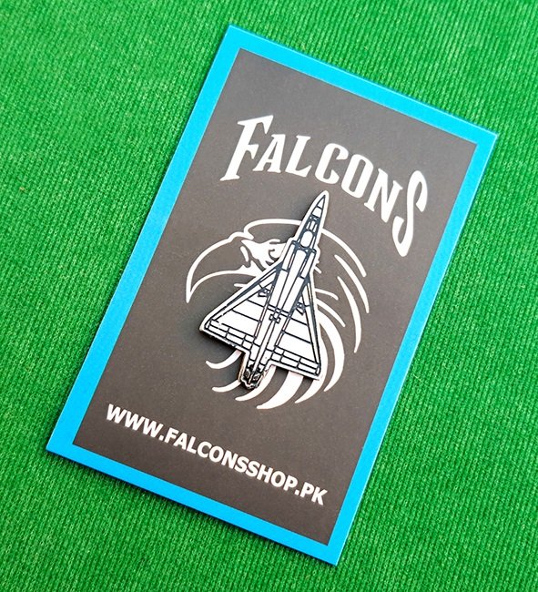 Mirage Lapel Pin (Silver) - Falcons Shop