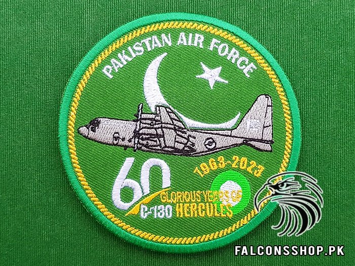 PAF C-130 Hercules 60 Years Patch - Falcons Shop