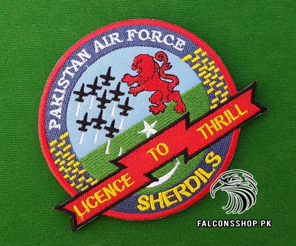 PAF Sherdils Licence To Thrill Patch - Falcons Shop