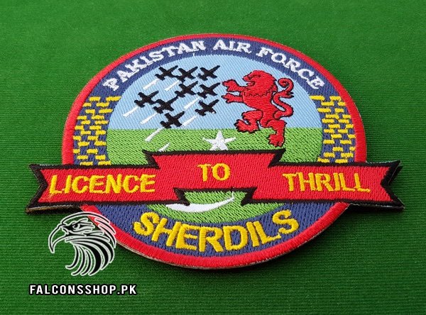 PAF Sherdils Licence To Thrill Patch - Falcons Shop