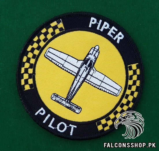 Piper Pilot Patch (Yellow) - Falcons Shop