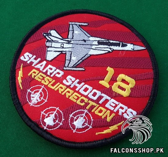 Sharp Shooters 18 Sqn Patch - Falcons Shop