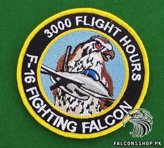 3000 Flight Hours F-16 Patch - Falcons Shop