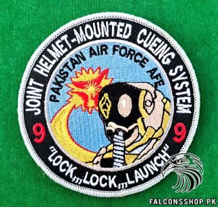 Joint Helmet Mounted Cueing System (JHMCS) Patch - Falcons Shop