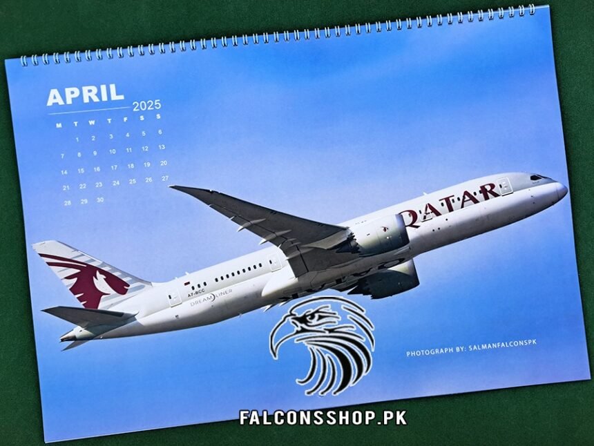 Aviation Wall Calendar 2025 - Aviation Photography - Falcons Shop