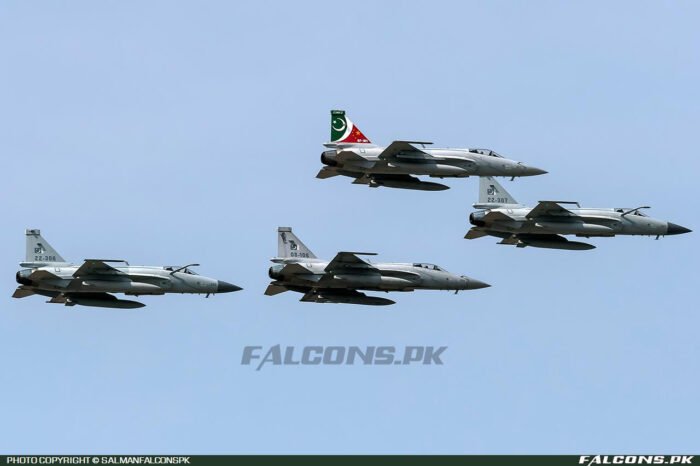 Pakistan's JF-17 Block 3 first public debut over Islamabad - Falcons Shop