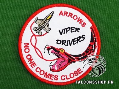 Arrows Viper Drivers Patch - Falcons Shop
