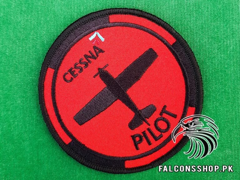 Cessna Aircraft Pilot Patch (Red) - Falcons Shop