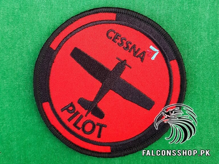 Cessna Aircraft Pilot Patch (Red) - Falcons Shop