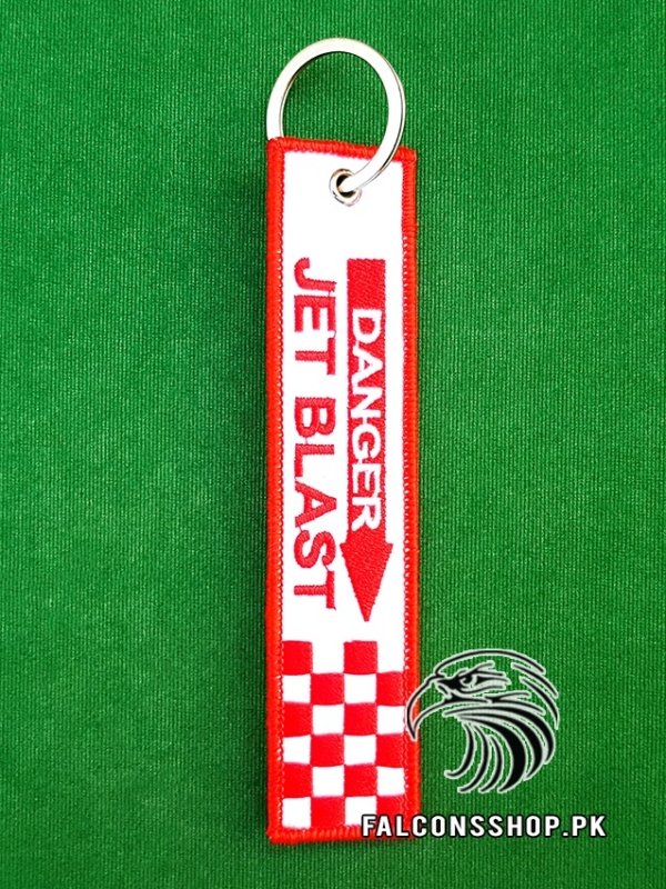 Danger Jet Blast Keychain - Falcons Shop