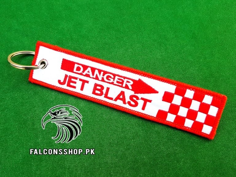 Danger Jet Blast Keychain - Falcons Shop