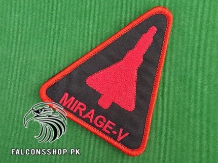Mirage V Shoulder Patch (Black) - Falcons Shop